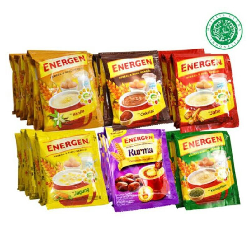 Jual Energen 34gr 1 renceng ( isi 10 ) / Energen All Varian Kemasan ...