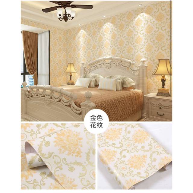 Jual WALLPAPER DINDING Vintage kuning | Shopee Indonesia