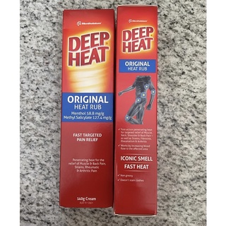 Jual Deep Heat Original Heat Rub Cream 140g | Shopee Indonesia