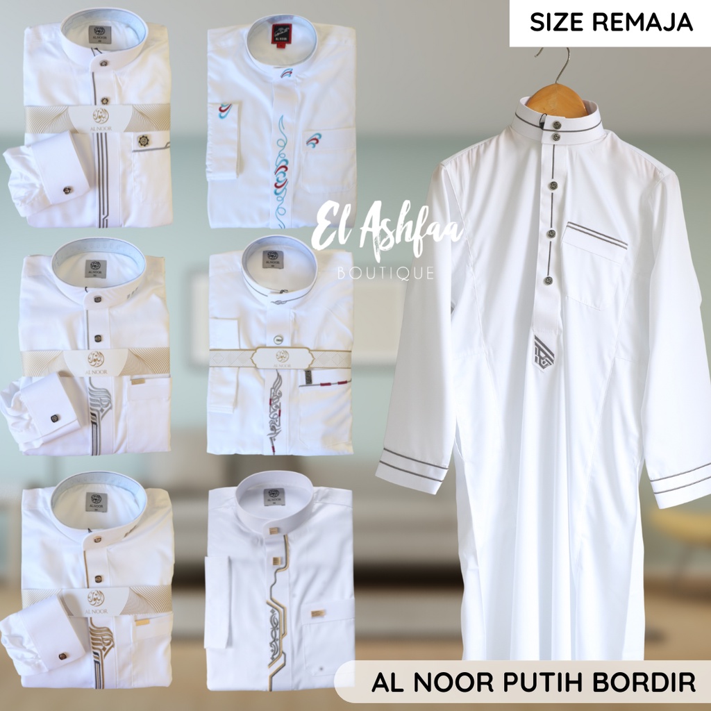 Jual Jubah Saudi | Gamis Pria | Al Noor Putih Remaja - El Ashfaa ...