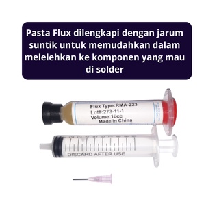 Jual Flux Pasta Solder Pencair Timah 10cc Soldering Paste Dan Jarum | Shopee Indonesia