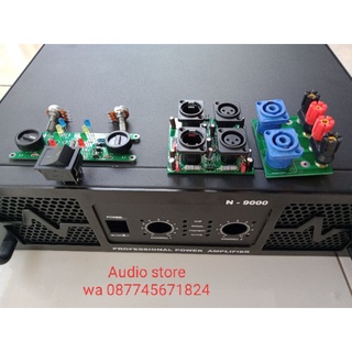 Jual Bok power amplifier N9000 lengkap panel depan belakang | Shopee Indonesia
