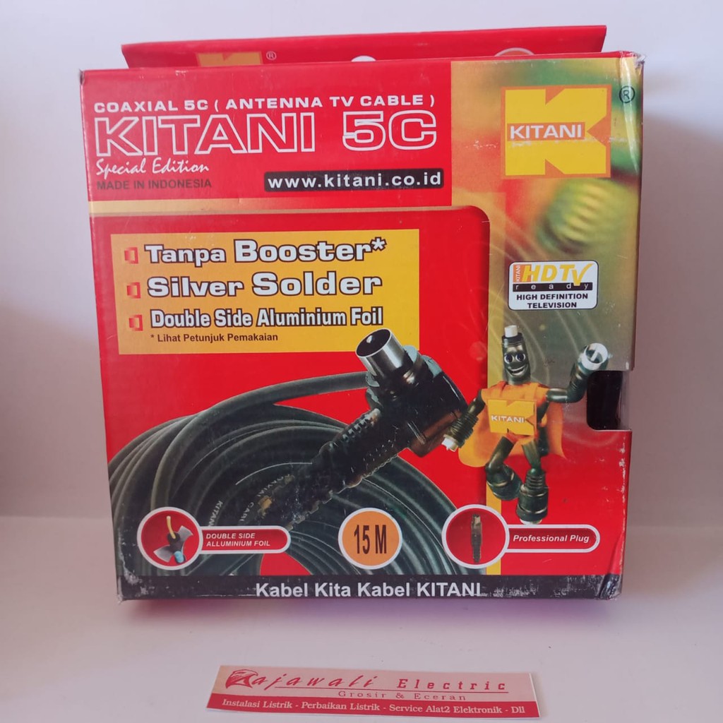 Jual KABEL ANTENA TV 5C 15 METER KITANI | Shopee Indonesia