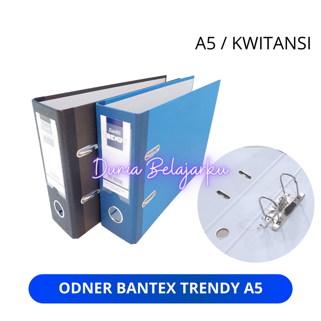 Jual Ordner Bantex Trendy Odner A5 / Kwitansi 1448 7cm Lever Arch File | Shopee Indonesia