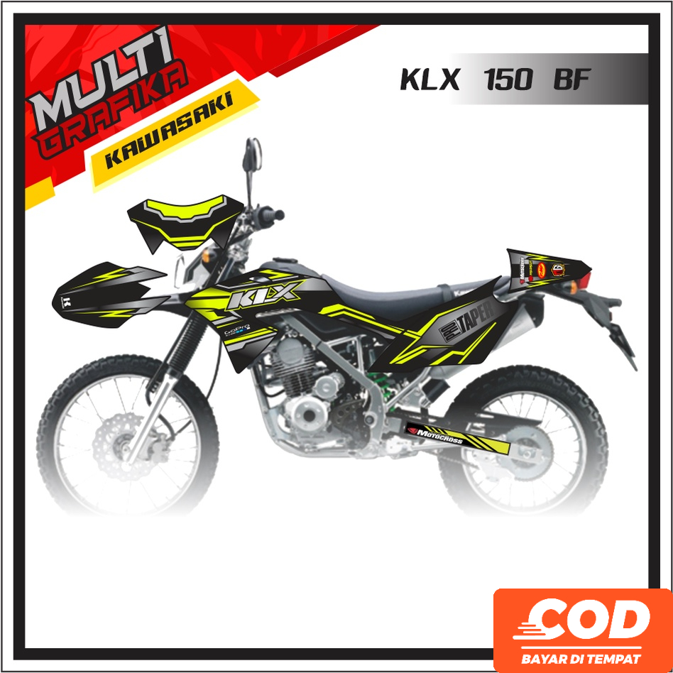 Jual Stiker Motor Striping KLX 150 BF Dekal Motor KAWASAKI Variasi ...