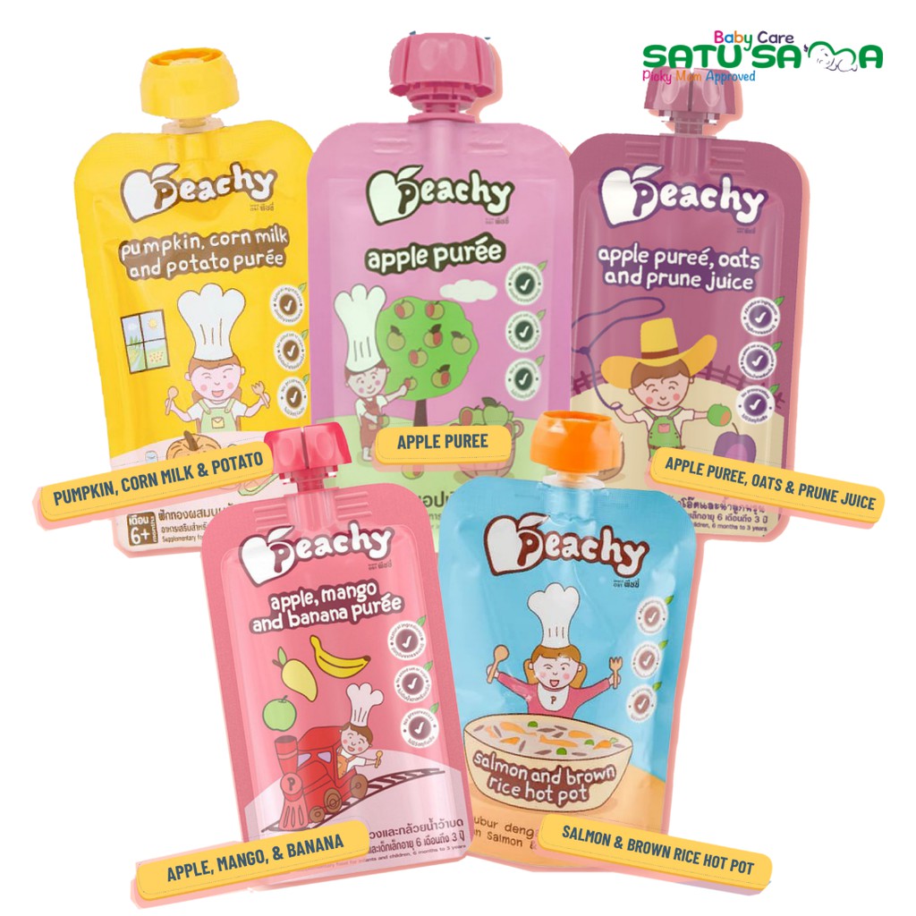 Jual Peachy Baby Puree (makanan bayi) | Shopee Indonesia