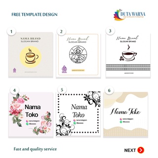 Jual CETAK STIKER TRANSPARANT KOTAK CUSTOME / LABEL STIKER BOTOL ...
