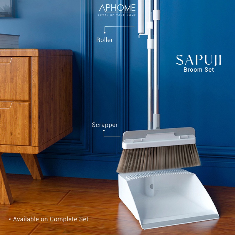 Jual APHOME Sapu Set 4in1 Pengki Lipat Broom Set Dustpan Sapu Lipat ...