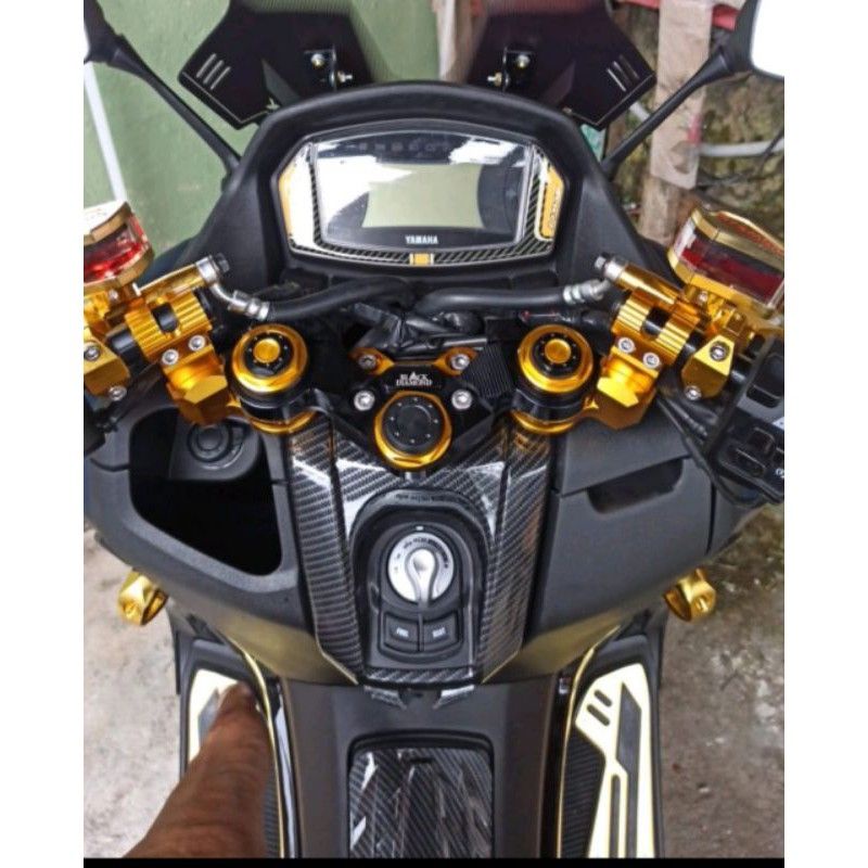 Jual Stang jepit Honda PCX Yamaha NMAX Model Black Diamond | Shopee ...
