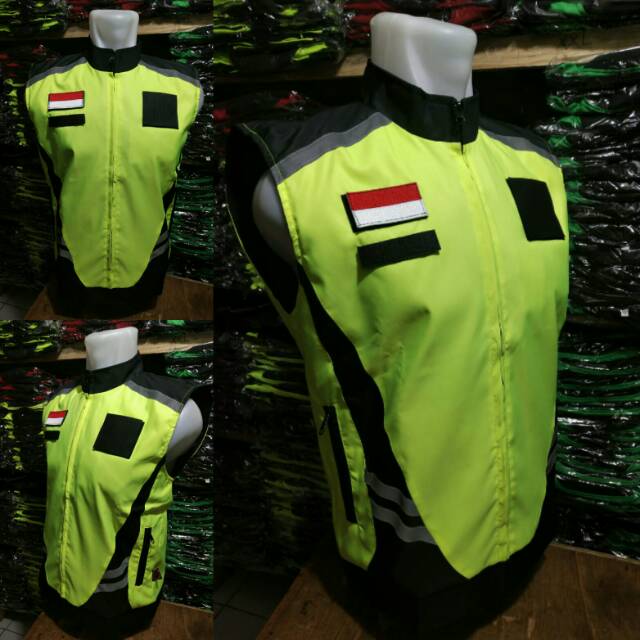 Jual Rompi touring rompi motor hijaustabilo | Shopee Indonesia