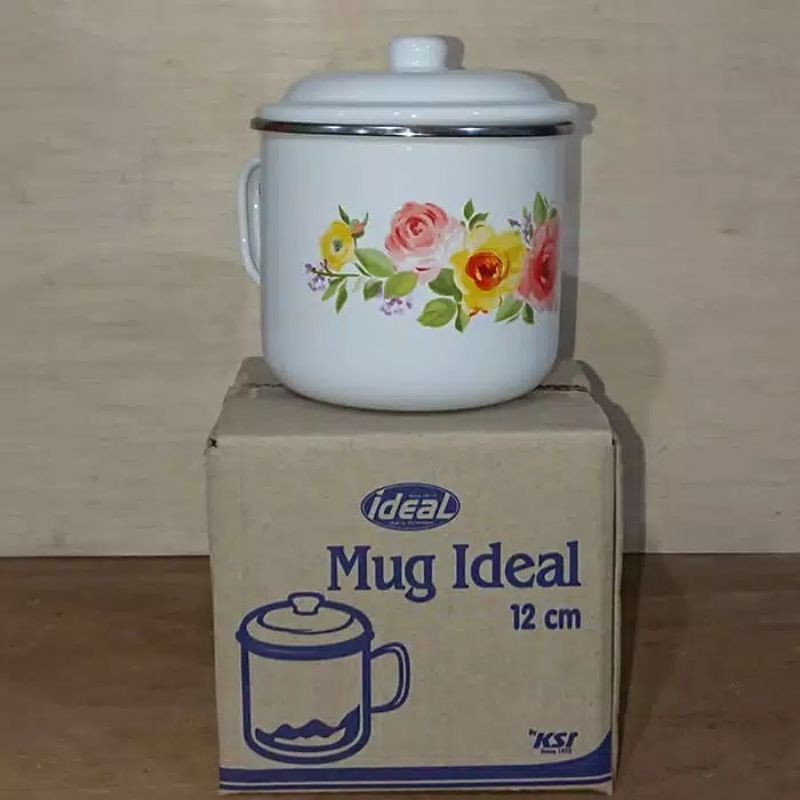 Jual Mug Cangkir Gelas 12 CM Besar Ideal Kedaung Klasik Vintage Antik ...