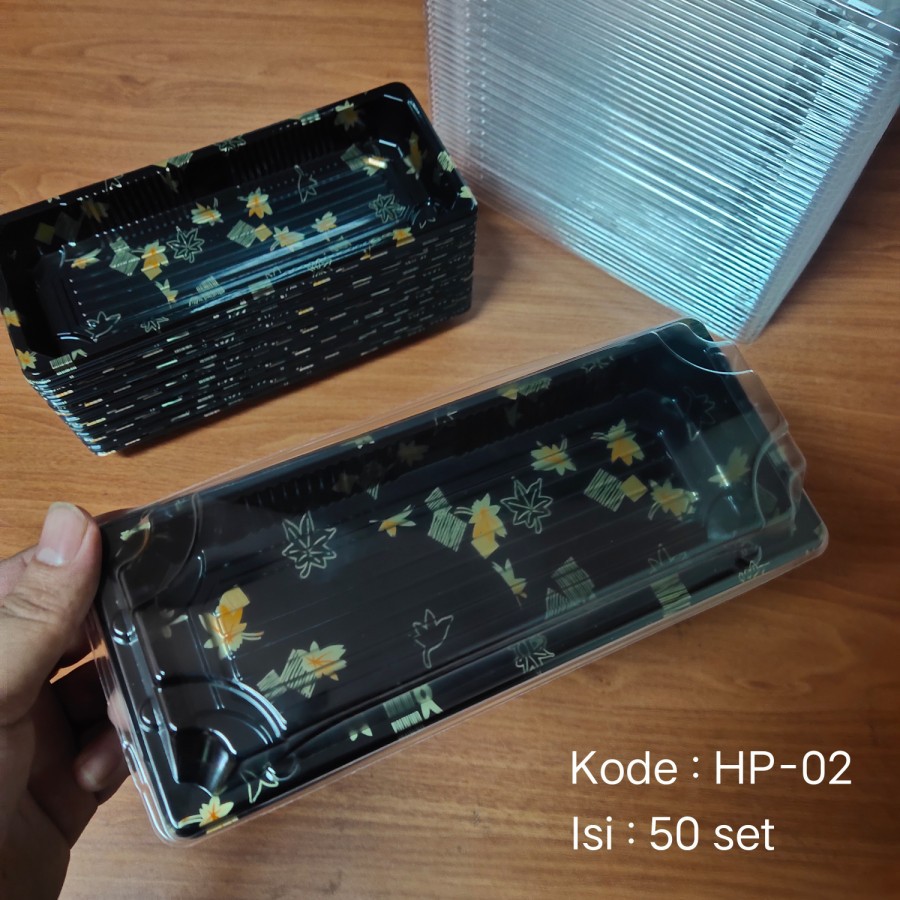Jual MIKA BOX SUSHI - KODE HP-02 / HP 02B - MIKA MOTIF - ISI 50 SET ...