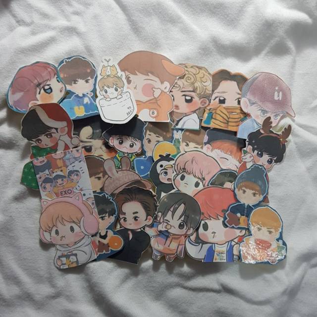 Jual CETAK STICKER PAKET HEMAT : 50pcs cetak sticker custom murah ...