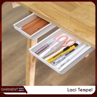 Jual Laci Tempel Bawah Meja Tempat Kotak Tambahan Penyimpanan Serbaguna ...