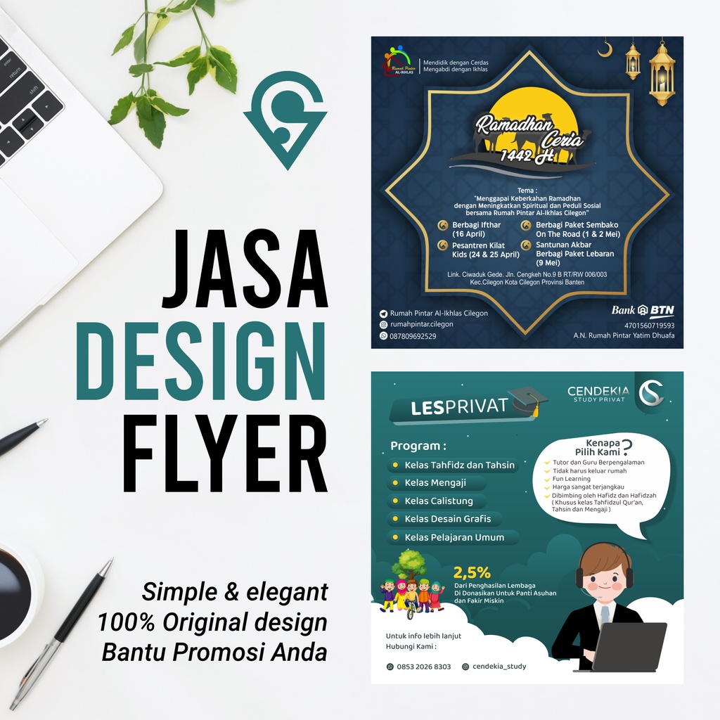 Jual JASA DESIGN FLYER- BROSUR 100% ORIGINAL DESIGN | UNLIMITED REVISI ...