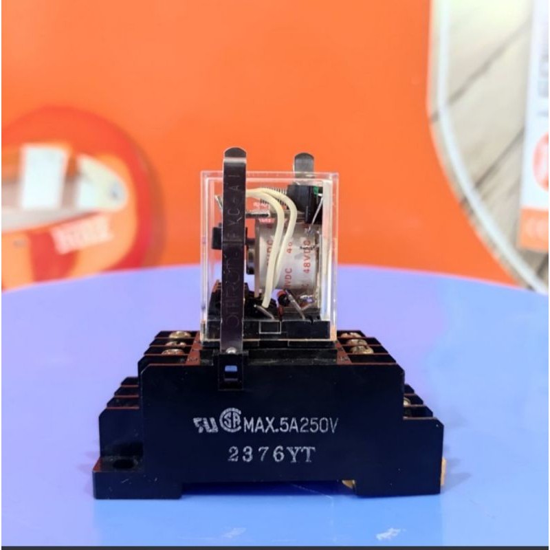 Jual RELAY OMRON MY4N 48V DC PLUS SOCKET | Shopee Indonesia