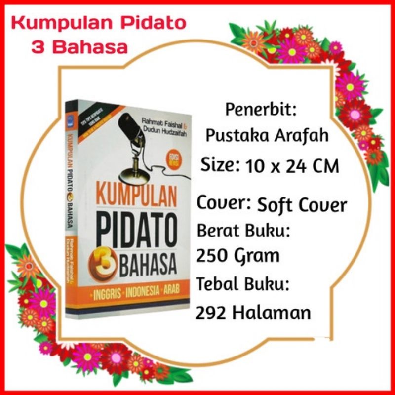Jual Juara Pidato Kumpulan Pidato 3 Bahasa Arab Indonesia Inggris ...