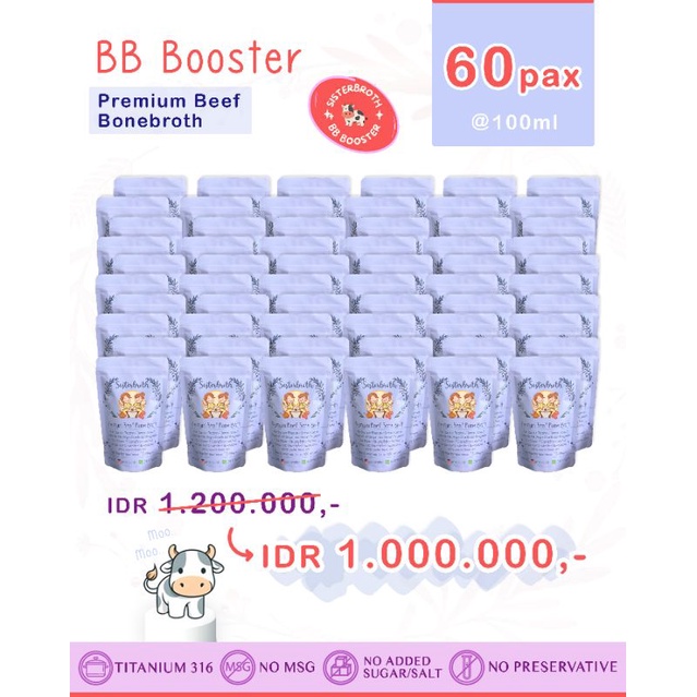 BB BOOSTER PREMIUM BEEF BONEBROTH @100ML 60pcs | Shopee Indonesia