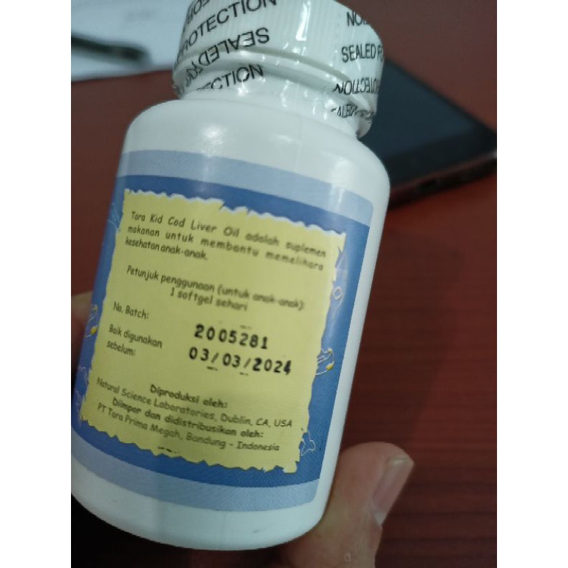 Jual TARA KID COD LIVER OIL + DHA - Vitamin Anak utk Pertumbuhan dan ...