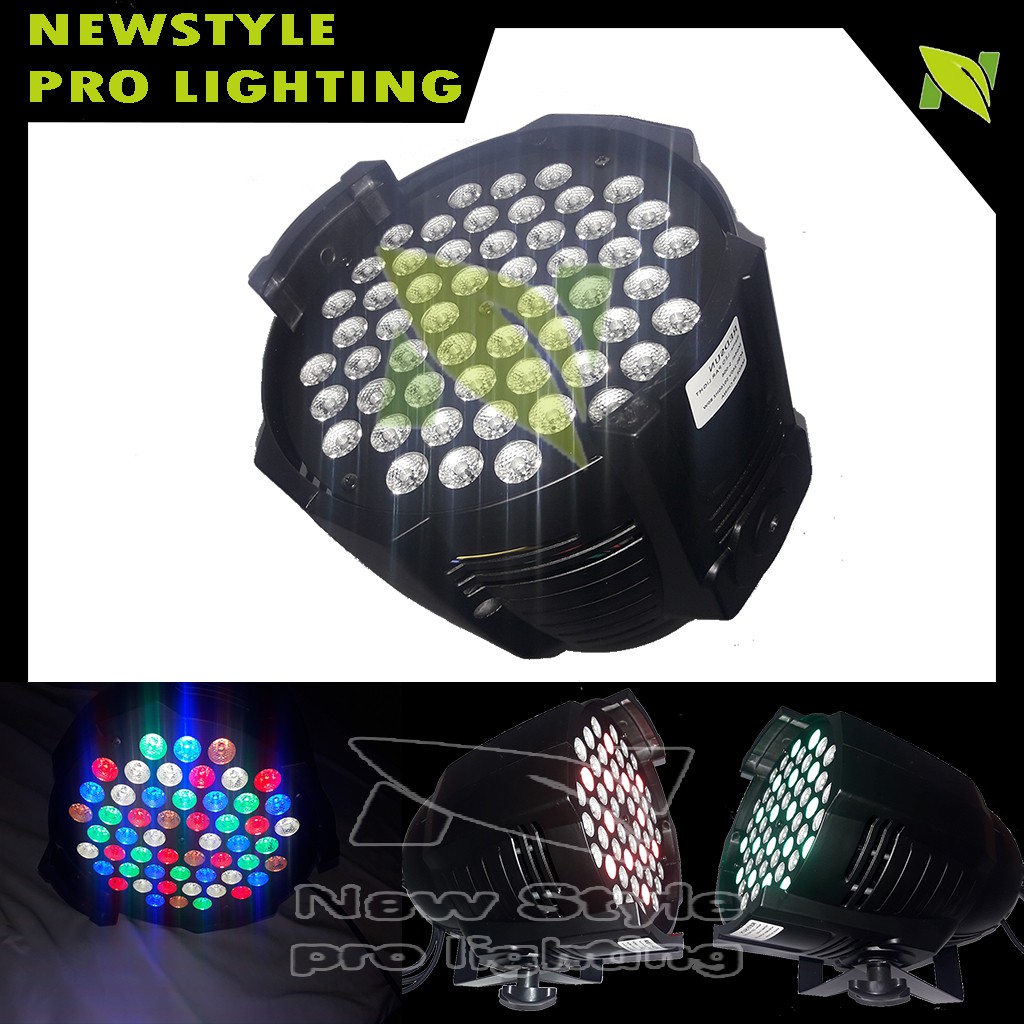 Jual LAMPU PAR LED 54 RGBWO Indonesia|Shopee Indonesia
