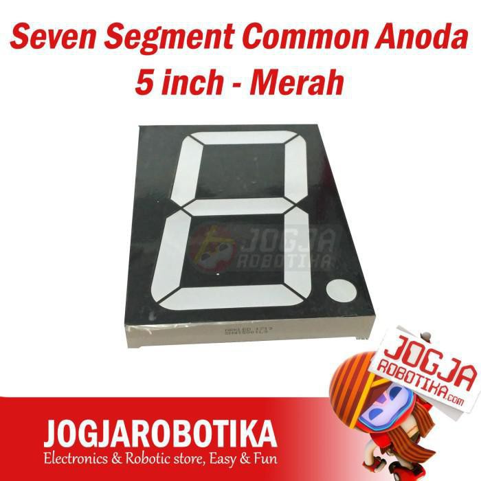 Jual SEVEN SEGMENT MERAH 5 INCH SM415001L3 7 SEGMEN COMMON ANODA ...
