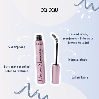 Jual Xi Xiu Lovely | Black | Pink Mascara Divine Waterproof Volumizing ...