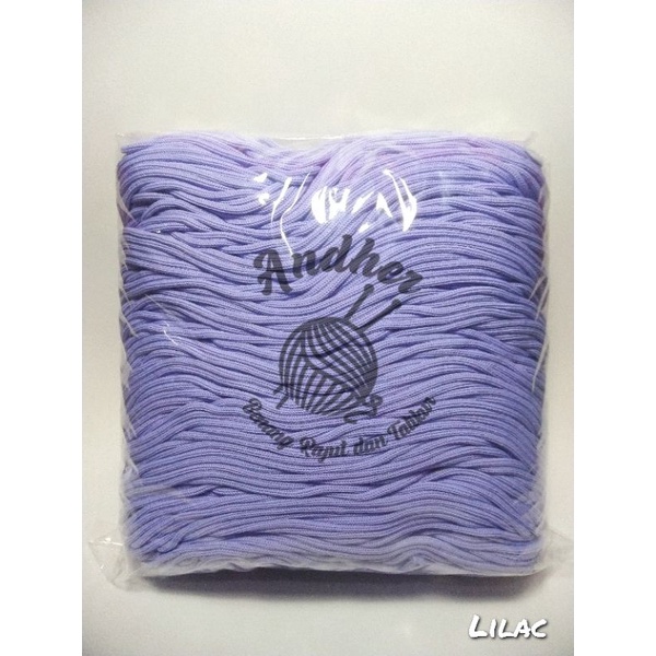 Jual Talikur warna tali kur 3mm UNGU bahan Polyester 250 gram, 500 gram ...