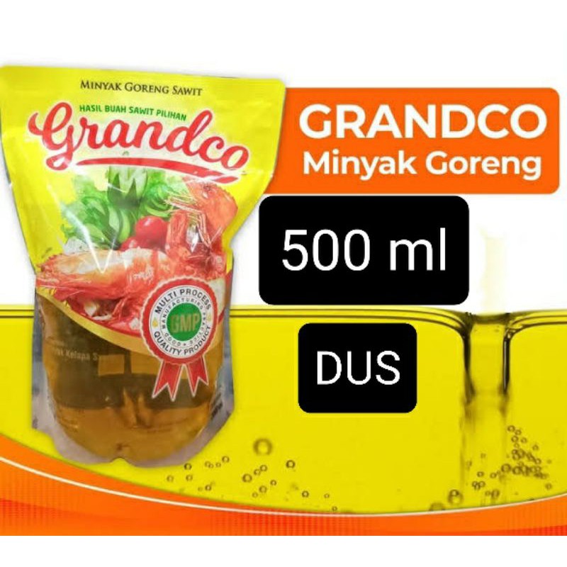 Jual minyak goreng grandco 500 ml per dus isi 24pcs | Shopee Indonesia