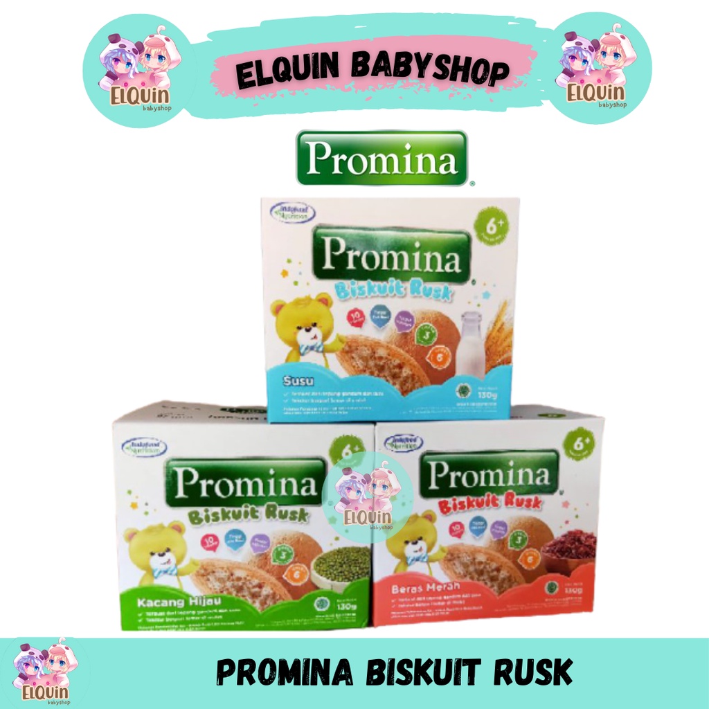 Jual PROMINA Biskuit Rusk (Snack Cemilan Biskuit Bayi) | Shopee Indonesia