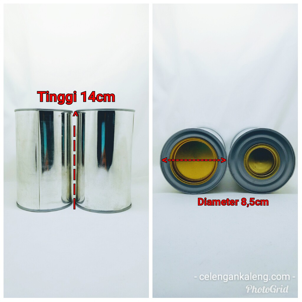 Jual celengan kaleng Polos buka tutup tinggi 14 | Shopee Indonesia