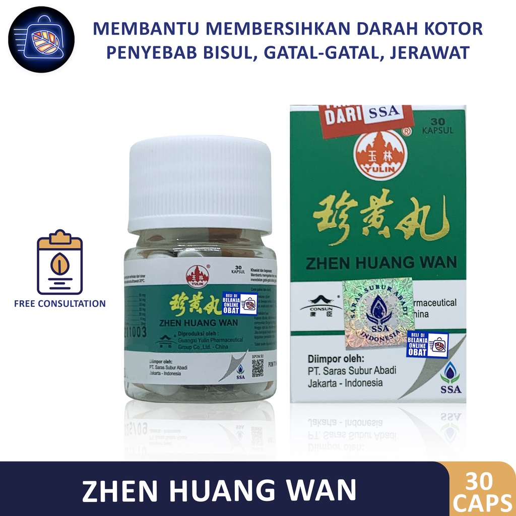 Jual ZHEN HUANG WAN // Membersihkan Darah Kotor penyebab Bisul, Gatal ...