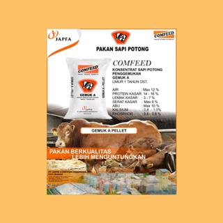 Jual pakan sapi Gemuk A kosentrat penggemukan sapi 1 kg comfeed japfa ...