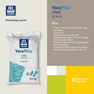 Jual Pupuk NPK Yara Mila Unik 16-16-16 200 Gram Kemasan Repack ...