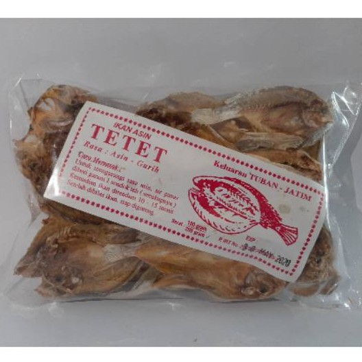 Jual Ikan Asin Tetet / Ikan Asin 3 Waja / Tiga Waja 100gr (Mentah ...