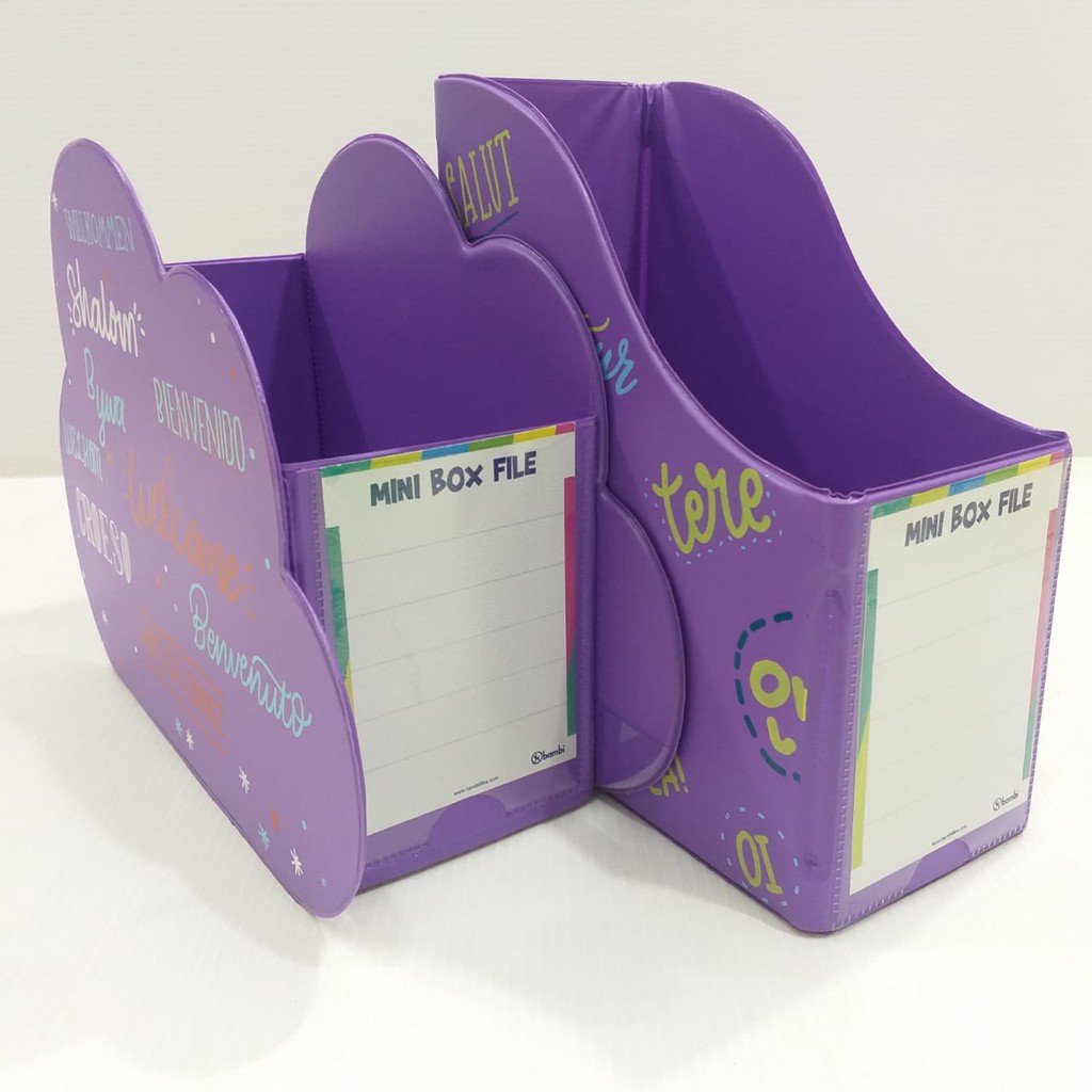 Jual BOX FILE MINI B5 (6134) BAMBI FLUORESCENT (ISI 2) | Shopee Indonesia
