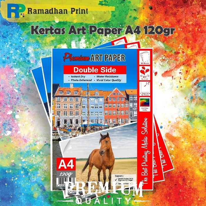 Jual Kertas Art Paper Double Side A4 120gsm Kertas Art Paper Printer A4 ...