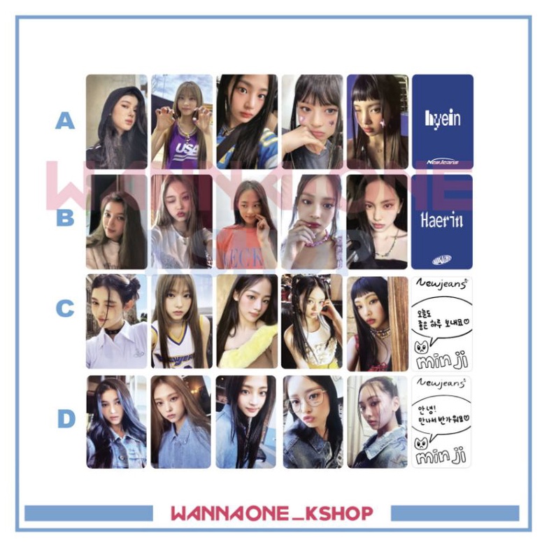 Jual photocard New jeans newjeans minji hanni danielle haerin hyein | Shopee Indonesia