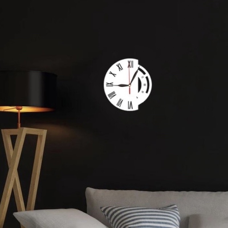 Jual JAM DINDING TEMPEL DIY ACRYLIC ANALOG 3D MODERN / JAM DINDING ...