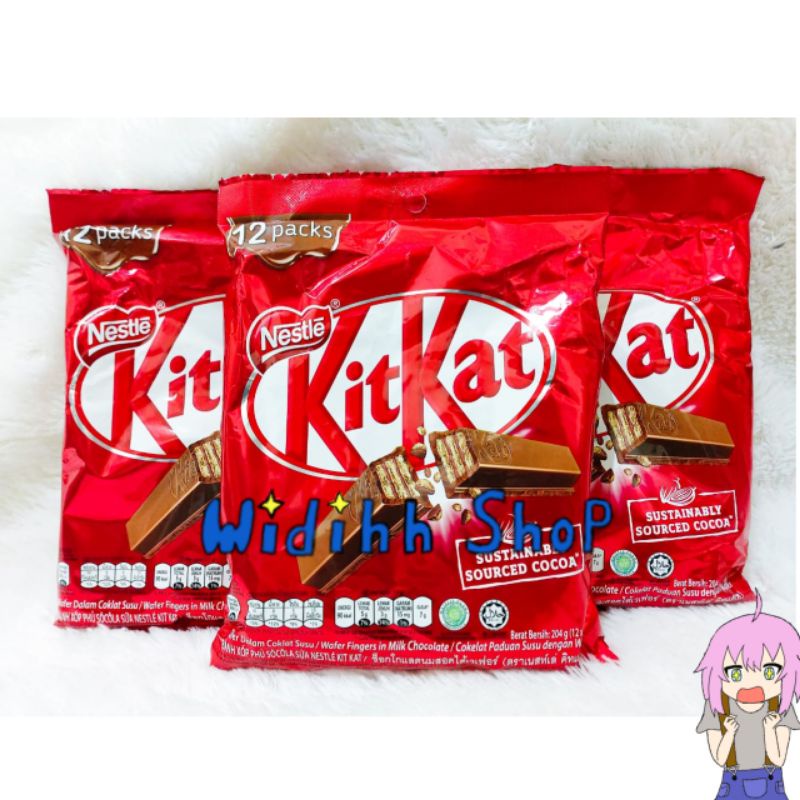 Jual Nestle Kit Kat Wafer isi 12 Packs / Kitkat / Coklat Kitkat ...