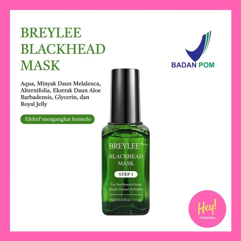Jual BREYLEE Blackhead Remover Mask Step 1 - Pengangkat / Pembersih ...
