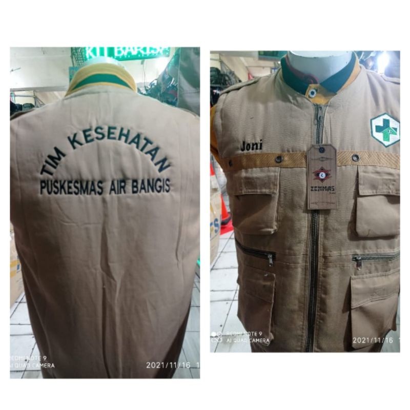 Jual rompi tim kesehatan#rompi puskesmas cream | Shopee Indonesia