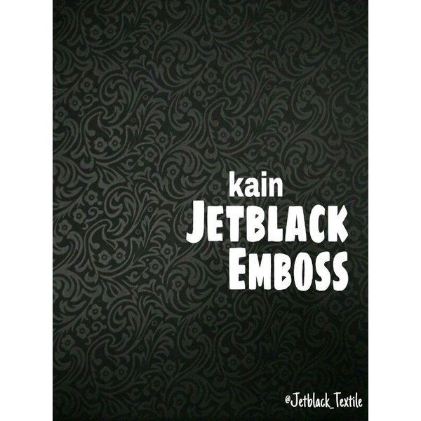 Jual Bahan kain embos jetblack bahan kiara atau MTA lebar 150cm bahan ...