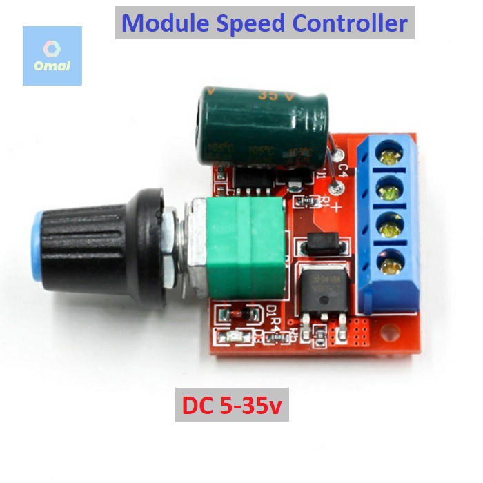 Jual Motor Speed Controller Pengatur Kecepatan Kipas DC 5v-35v 5A LED ...