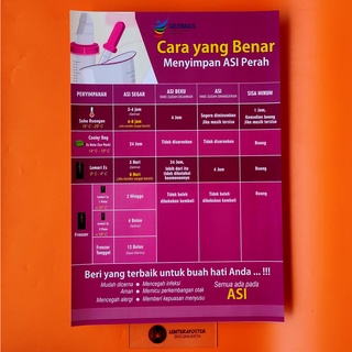 Jual Poster Cara Menyimpan ASI, Poster ASI Eksklusif, Poster ASI Perah ...