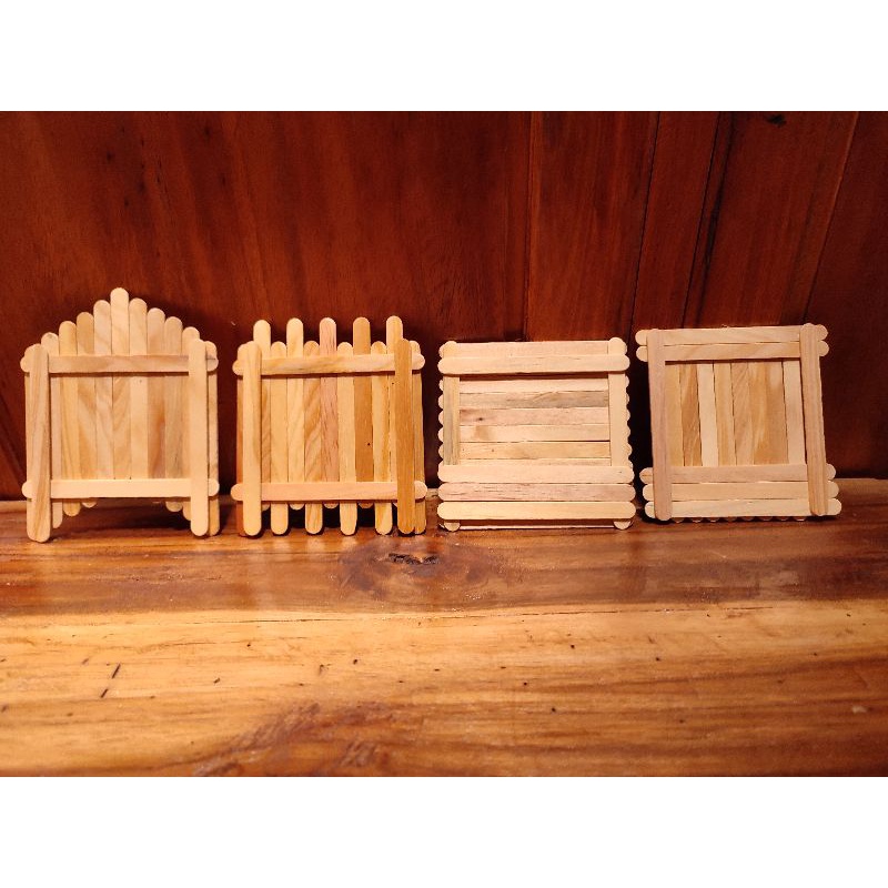 Jual Bingkai Foto dari Stik Es Krim ukuran 2R | Shopee Indonesia