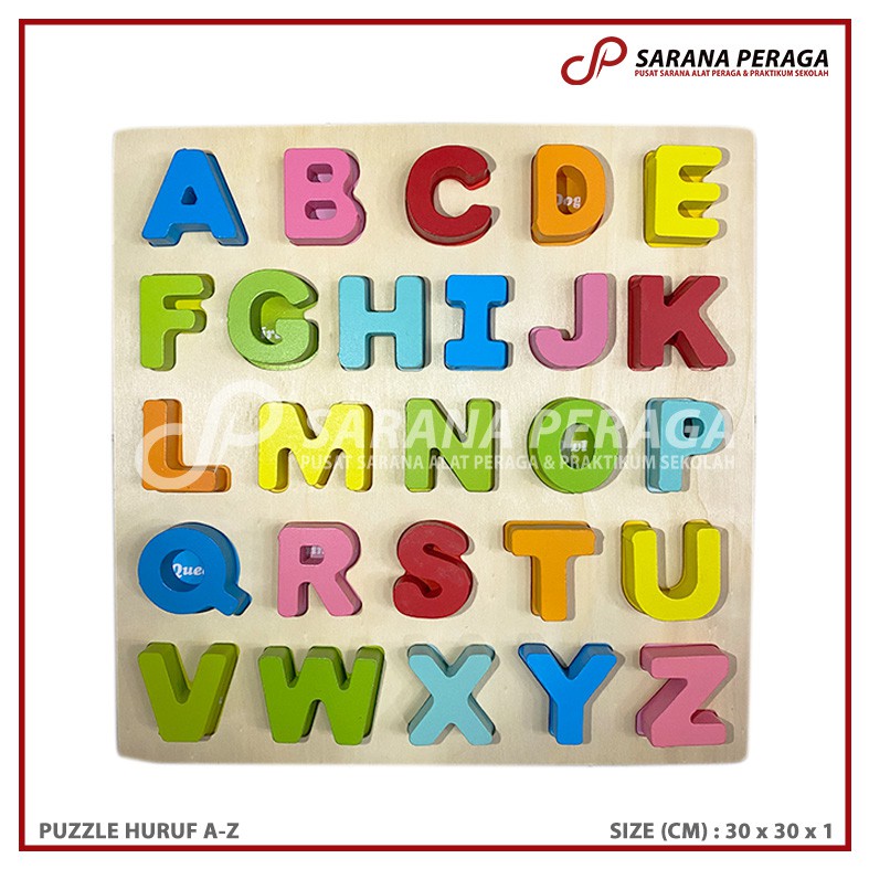 SaranaPeraga - Puzzle Huruf / Puzzle Angka Timbul - Mainan Edukasi Anak ...