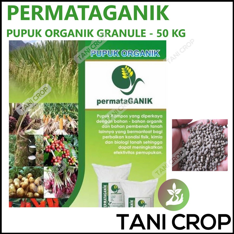 Jual Pupuk Organik Granule Permataganik - 1sak 50kg | Shopee Indonesia