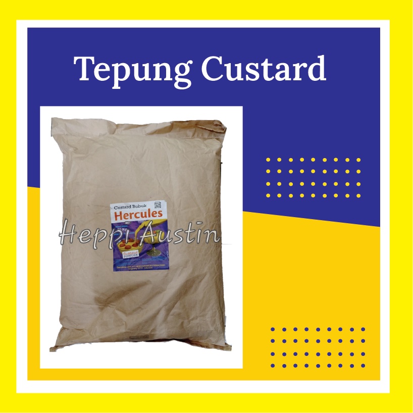 Jual Custard Tepung Custard Powder Hercules Vla Instant 500 GR | Shopee ...
