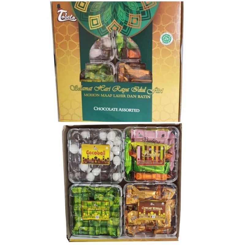 Jual Tobelo Chocolate Assorted Paket Cokelat lebaran | Shopee Indonesia