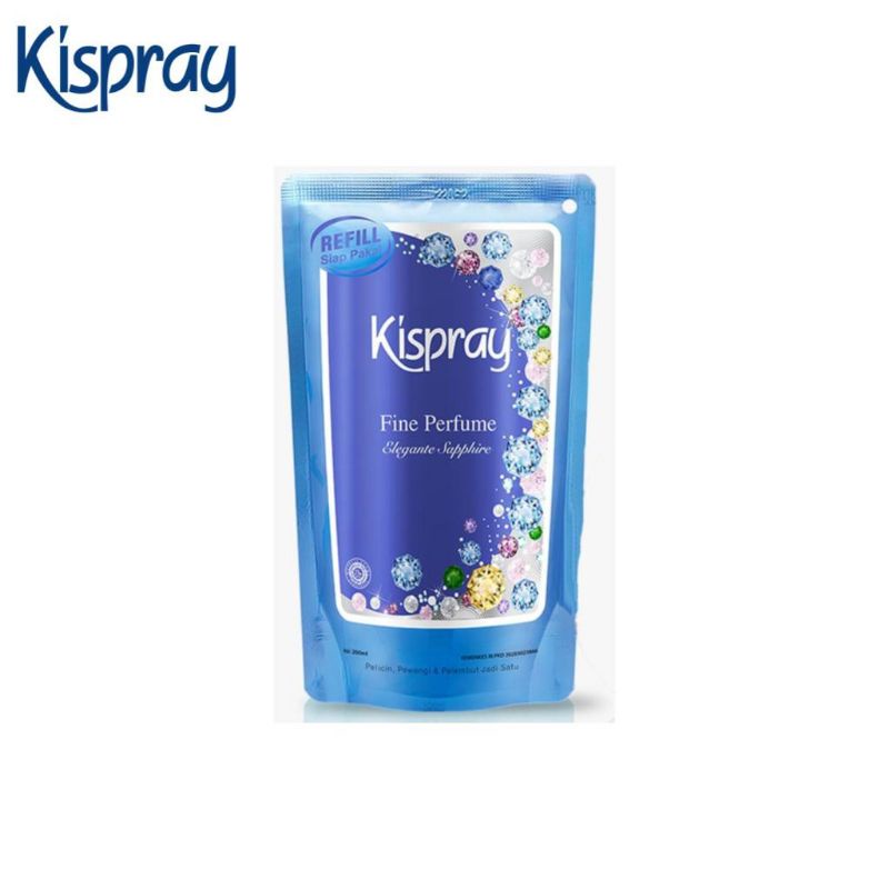 Jual Kispray Refill Pouch Sapphire 200ml / anti apek dan bau | Shopee ...